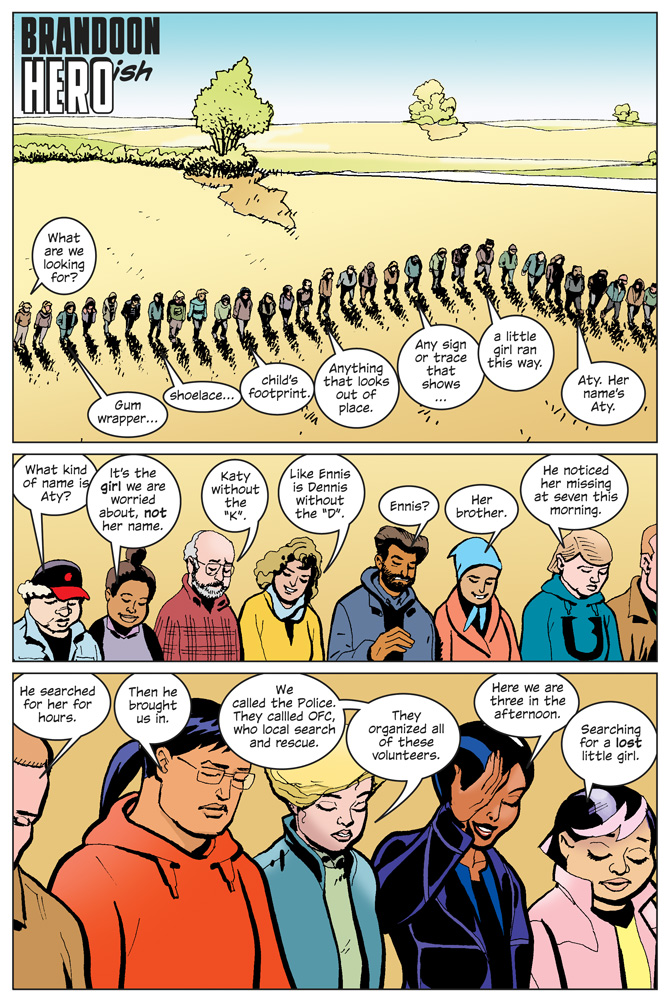 Local Comic Artist Features Search and Rescue in Brandoon Heroish ...