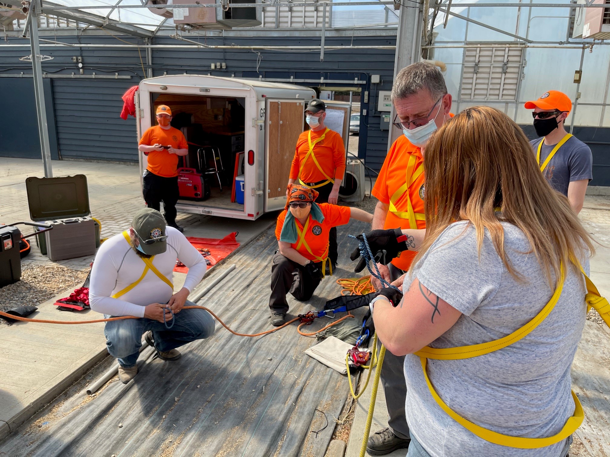 Rope Rescue Training: We Continue to Train! | Brandon Regional Search ...