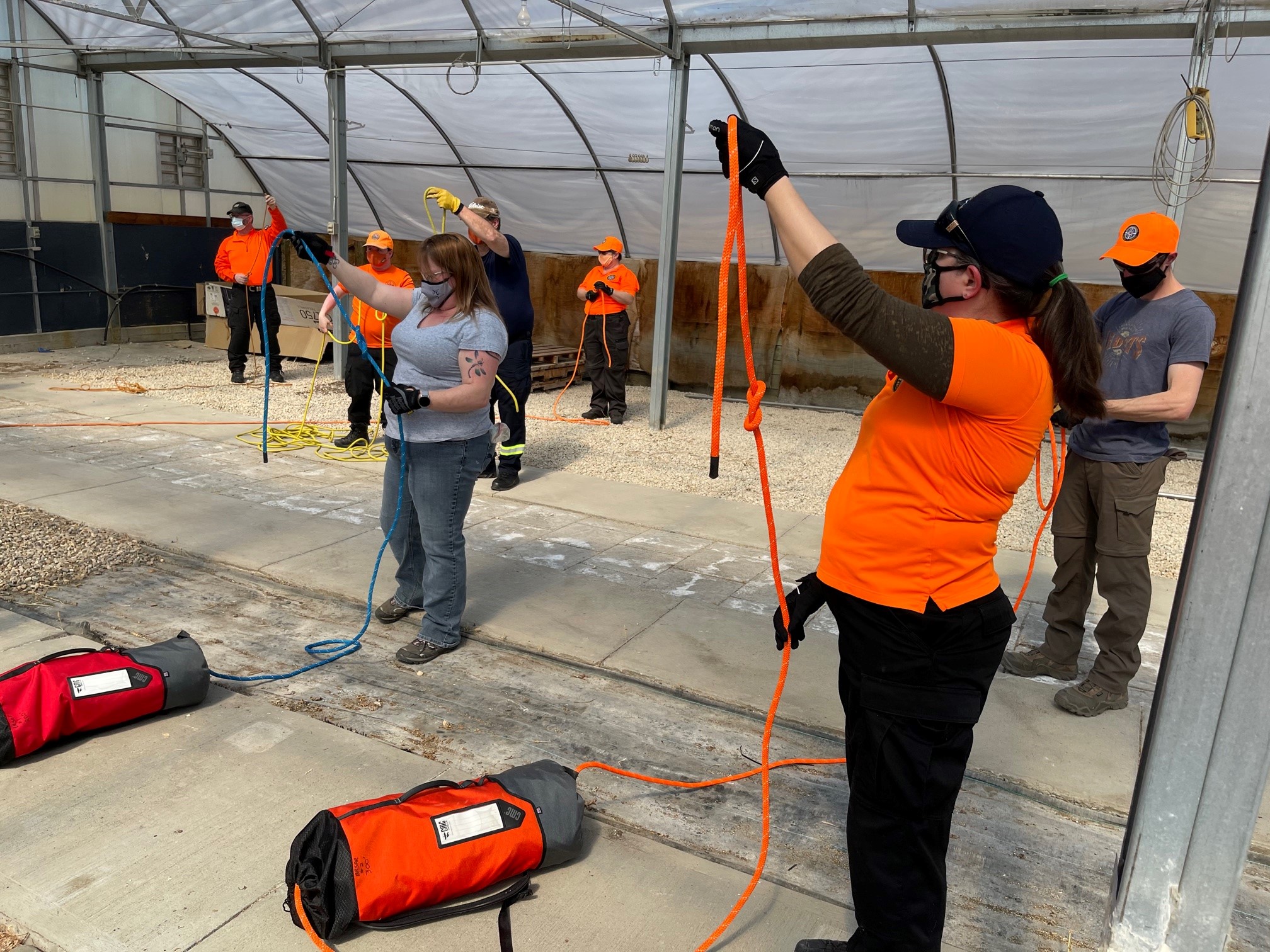 Rope Rescue Training: We Continue to Train! | Brandon Regional Search ...